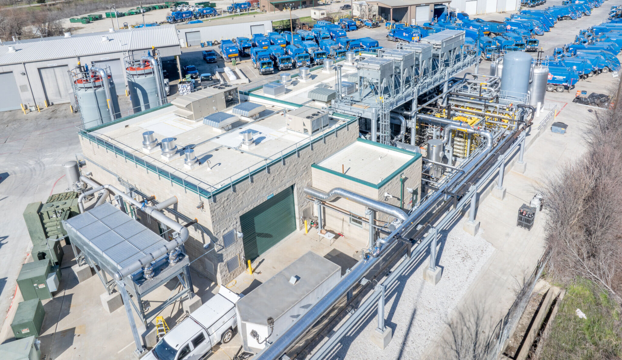 Dual RNG Plant Construction in DFW - United Group Services