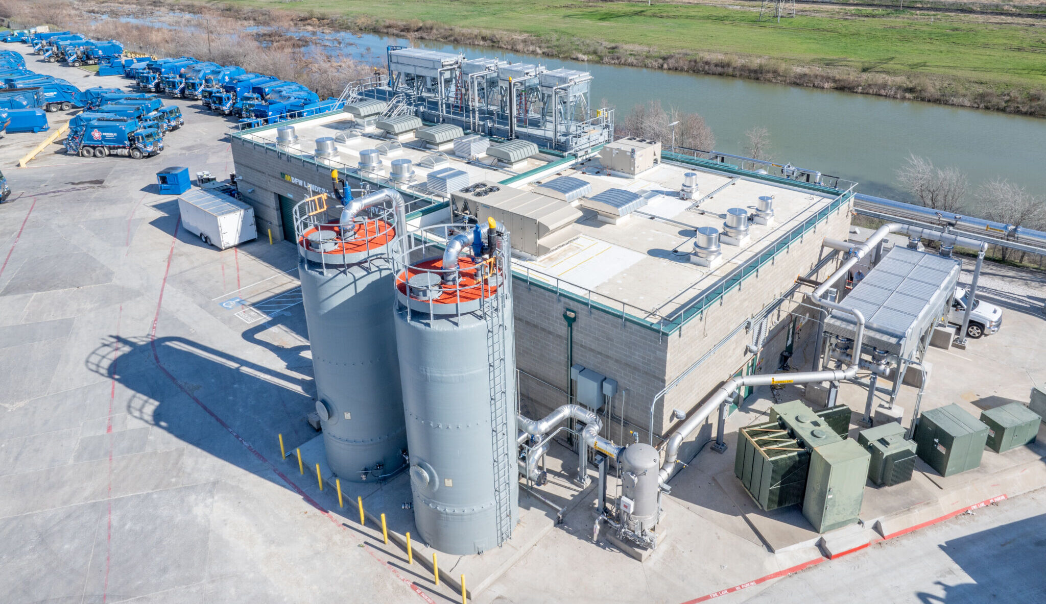 Dual RNG Plant Construction in DFW - United Group Services