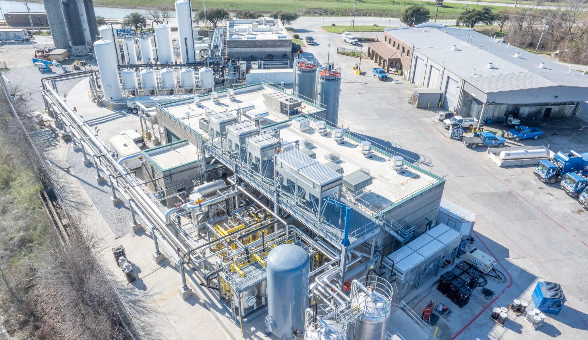 Dual RNG Plant Construction in DFW - United Group Services