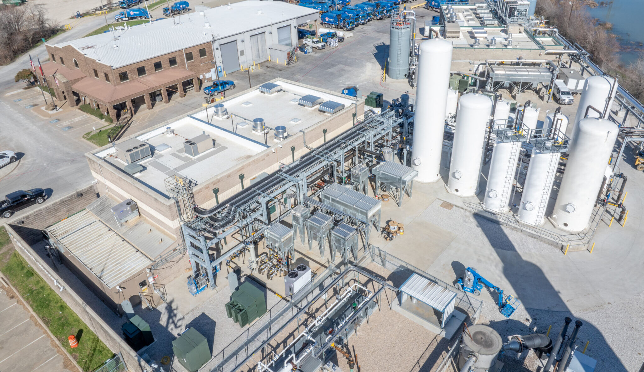 Dual RNG Plant Construction in DFW - United Group Services